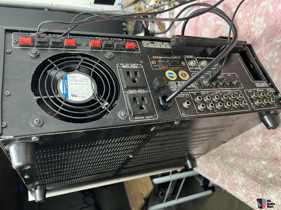 Marantz 2500 Receiver 250WPC Restored, OEM Faceplate, New Transformer ...