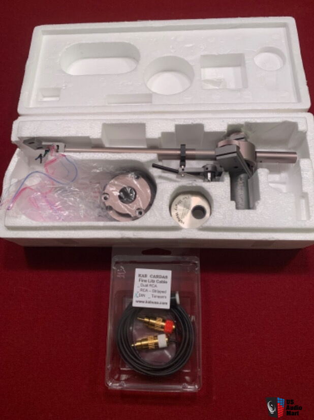 Audioquest PT9 High Performance Tonearm With KAB Double Litz DIN to RCA ...