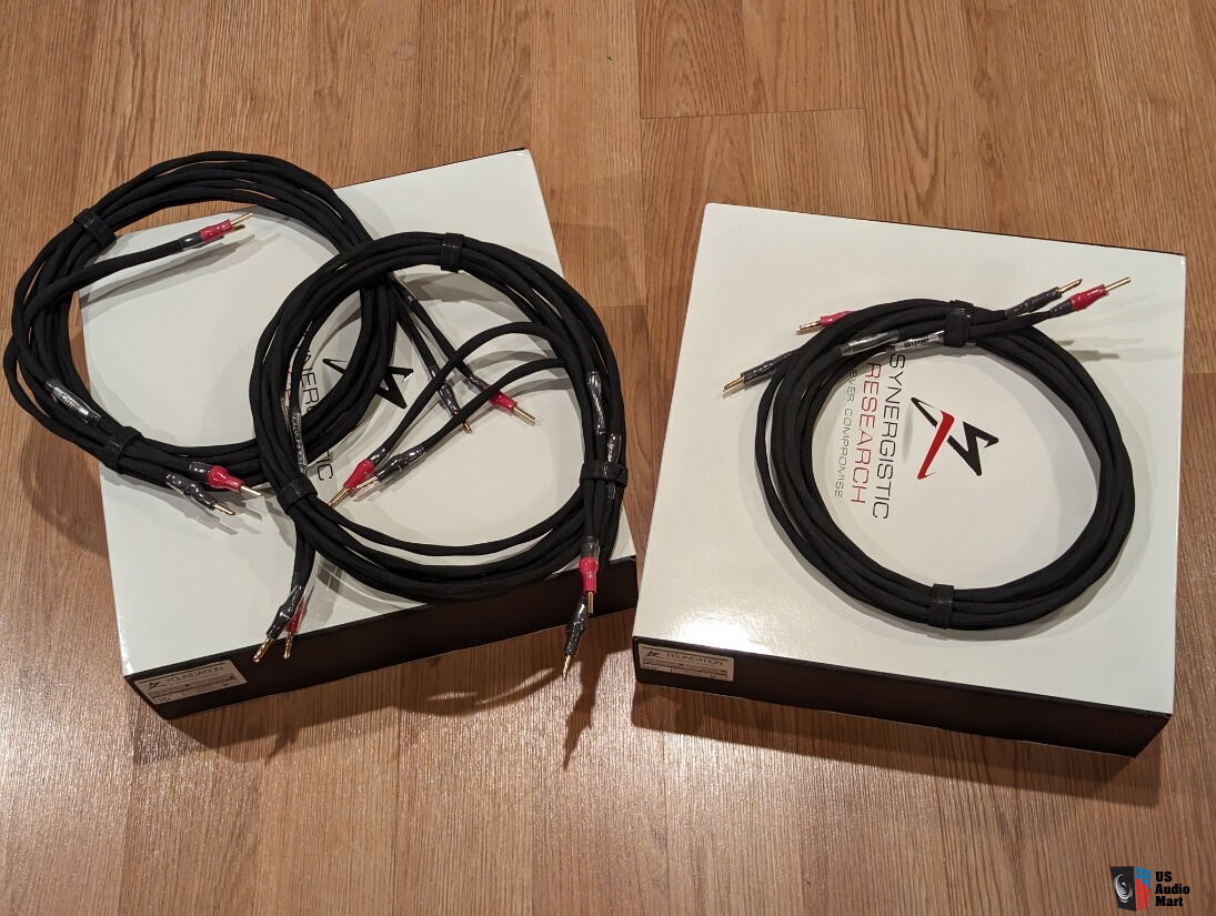 Synergistic Foundation Speaker Cable Set (x3 cables) *Home Theater ...