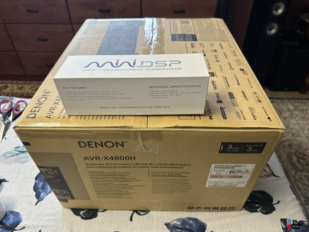 Denon AVR-X4800H with purchased Dirac Live ON-BOARD & UMIK-1 ...
