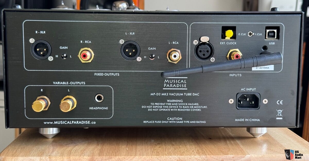 Musical Paradise MP-D2 MK3 Deluxe ES9038PRO Tube DAC Photo #4891841 ...