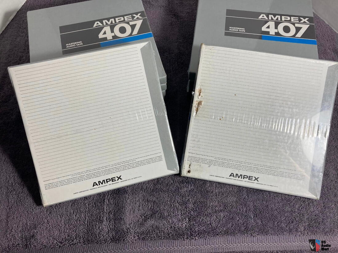 Ampex 407 Master Recording Tape 10 sealed 7 inch reels Photo #4891997 ...