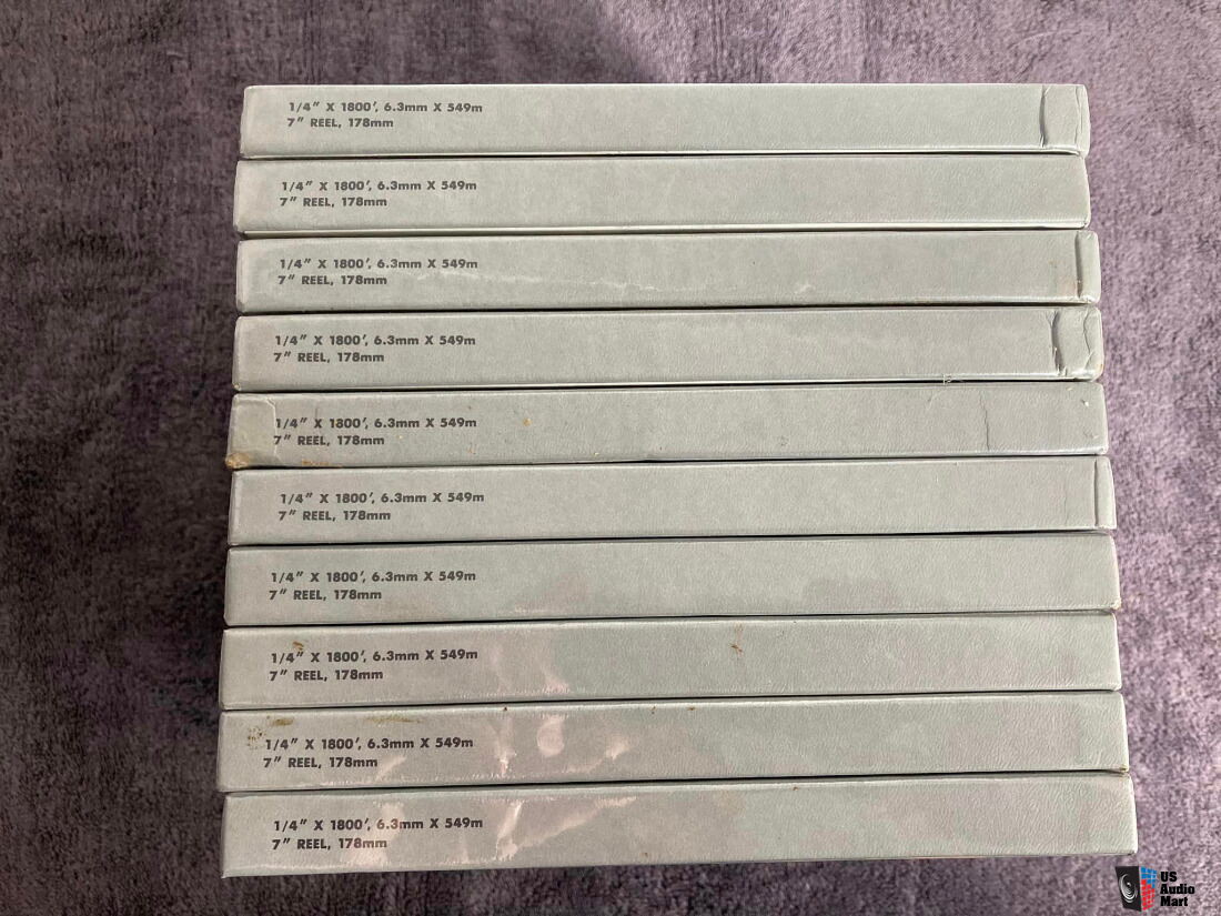 Ampex 407 Master Recording Tape 10 sealed 7 inch reels Photo #4891997 ...