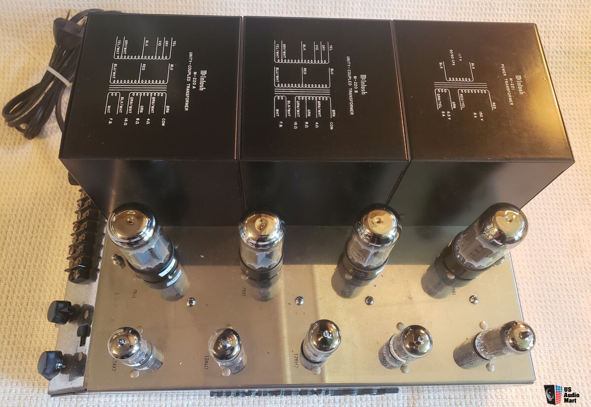 McIntosh MC225 tube amp and MX110z tube tuner preamp Photo #4893421 ...