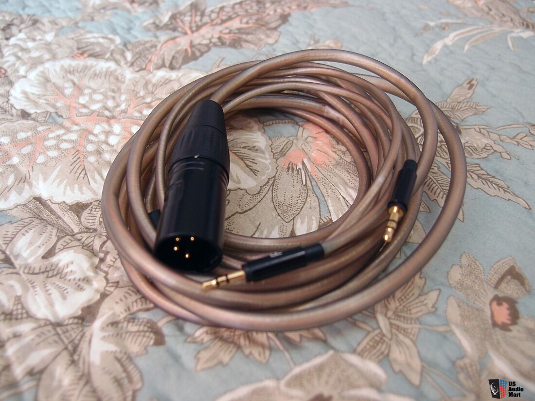 HiFiMan HE1000 V2 Stock Balanced Cable 3m length, 4-pin XLR plug MINT ...