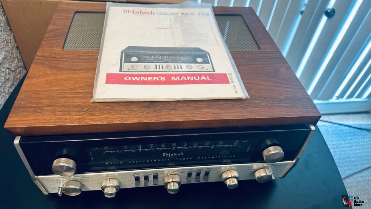 McIntosh MX110-Z preamp tuner with wood cabinet etc Photo #4896217 - US ...