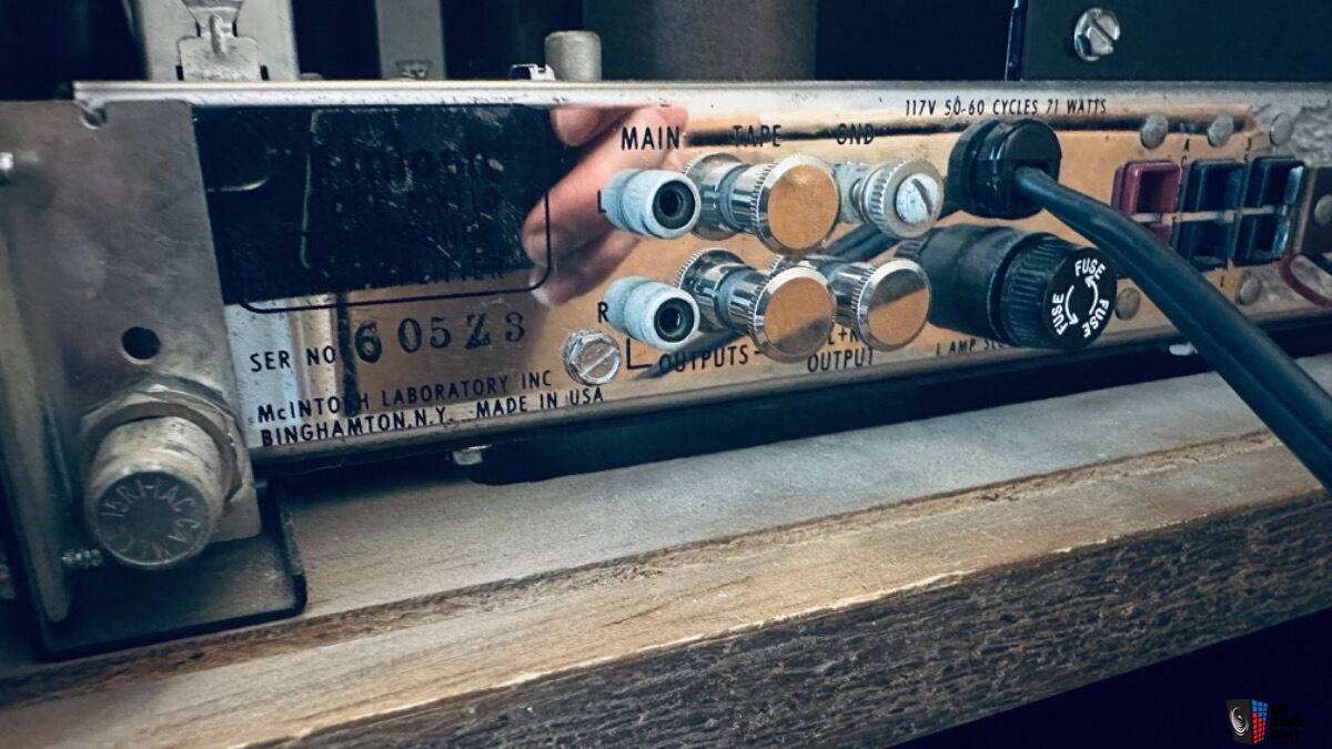 McIntosh MX110-Z preamp tuner with wood cabinet etc Photo #4896222 - US ...