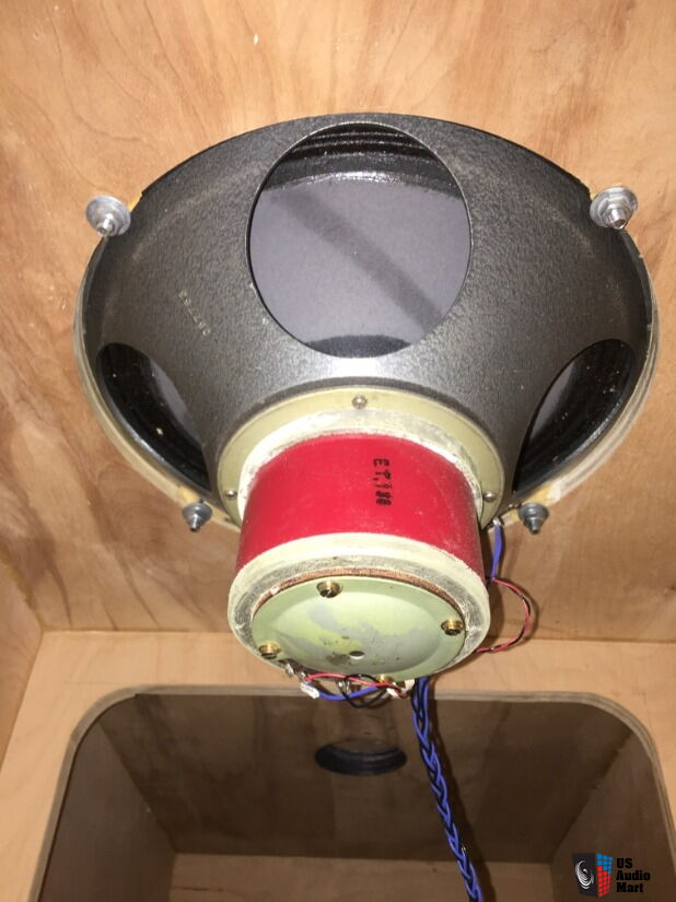 12" rebuilt Tannoy Red Monitors in Custom Birch marine plywood Cabinets ...
