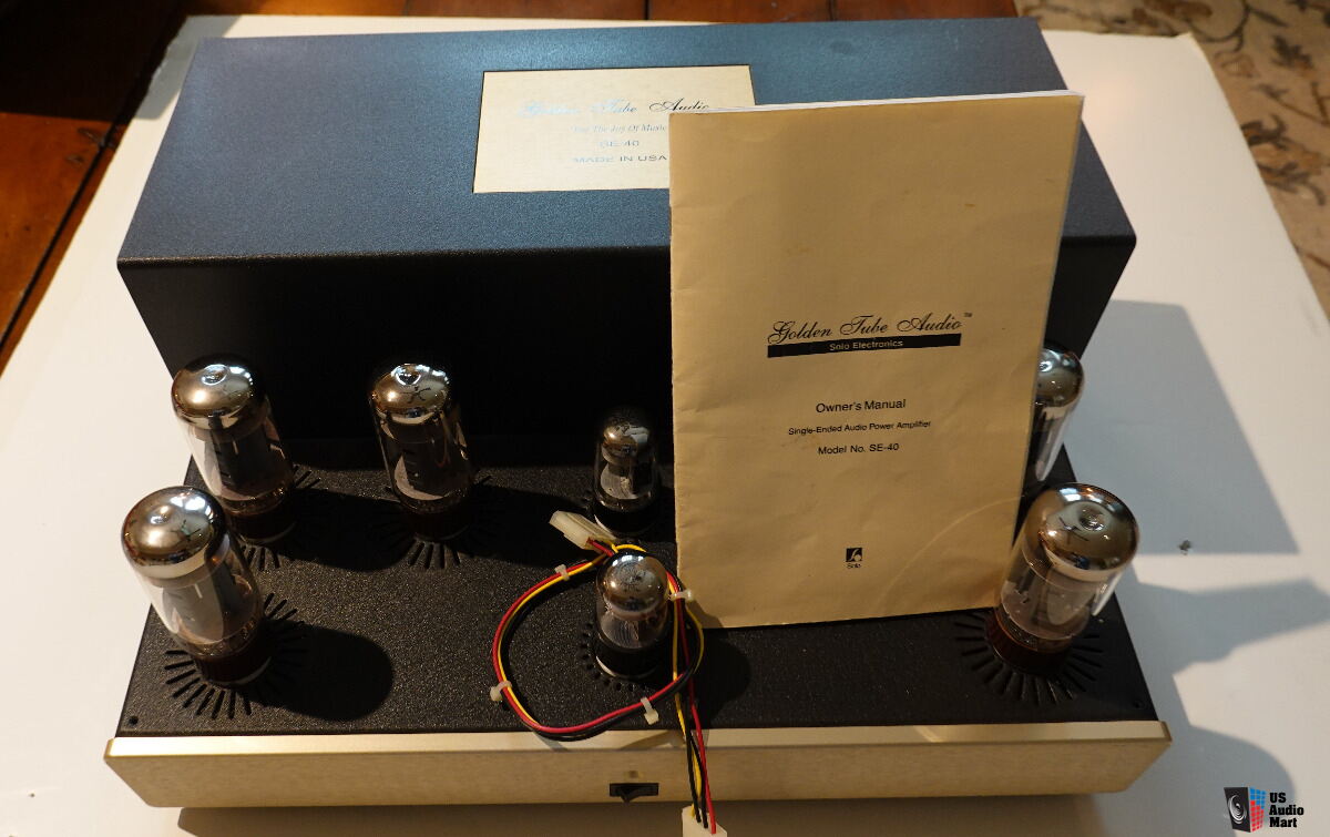 Golden Tube SE-40 Single End Triode Power Amplifier v3 Photo #4902043 ...