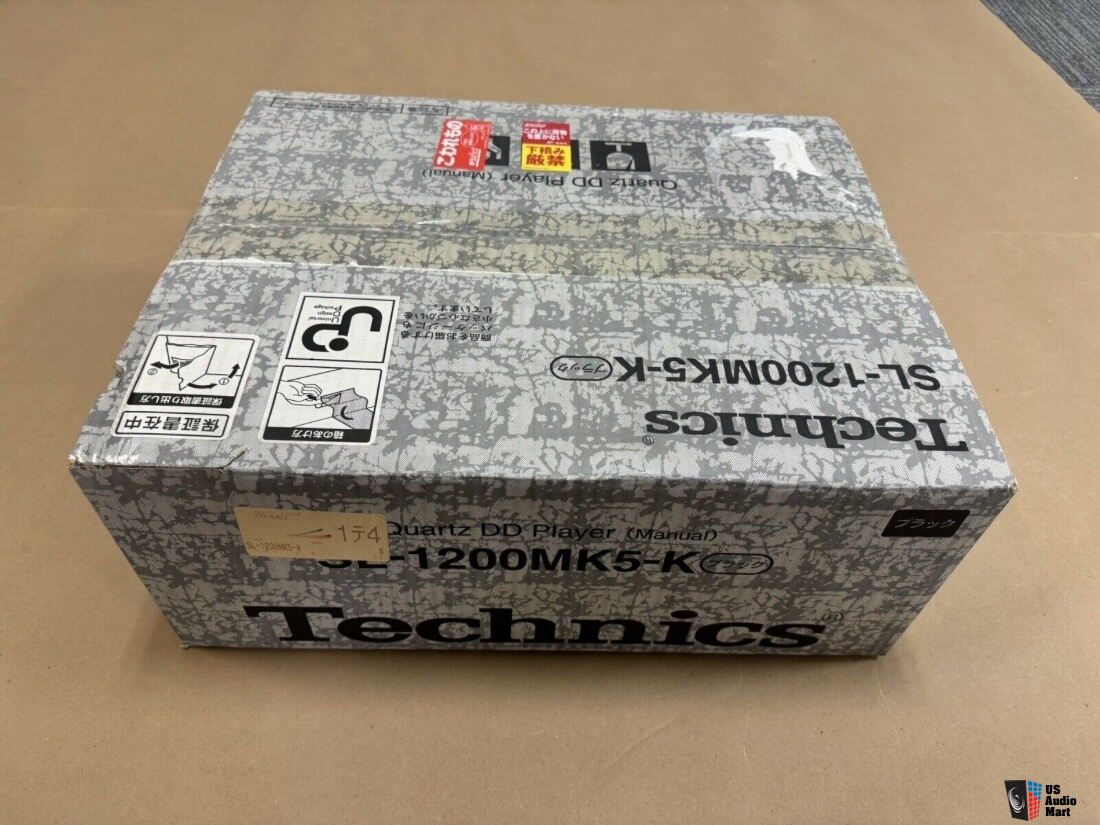 Technics SL-1200MK5 Direct Drive Turntable - 2004 Black - New SL-1200G ...