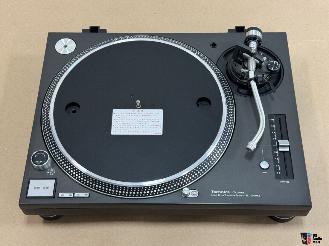 Technics SL-1200MK5 Direct Drive Turntable - 2004 Black - New SL-1200G ...