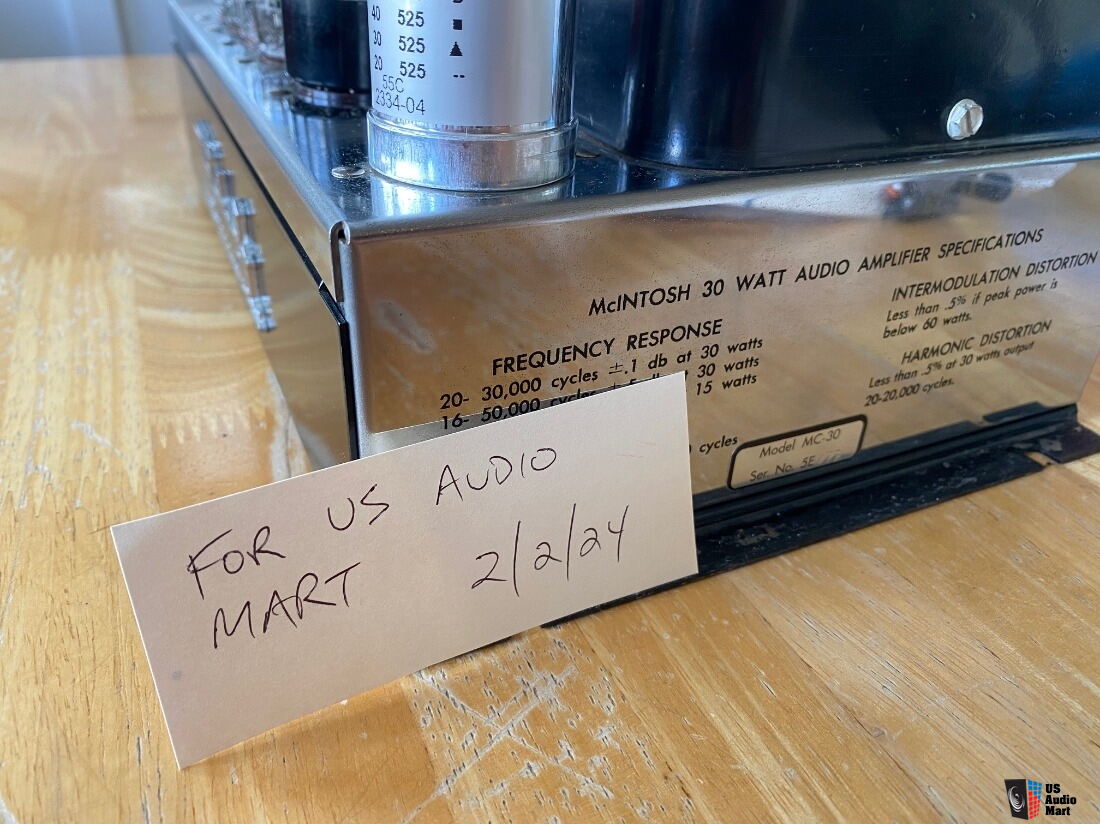 McIntosh MC-30 Photo #4905733 - US Audio Mart