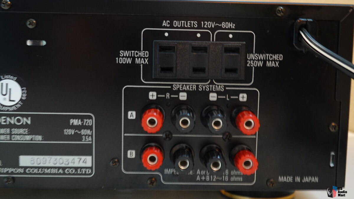 Denon PMA-720 Integrated Amplifier Photo #4906695 - US Audio Mart