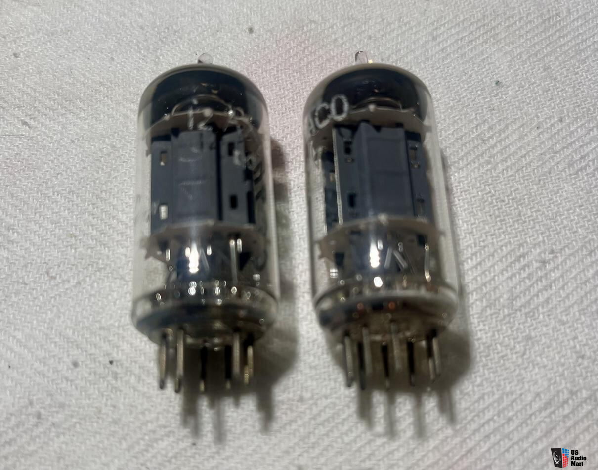 Telefunken 12AX7 ECC83 matched pair to 2% used, test STRONG Photo ...