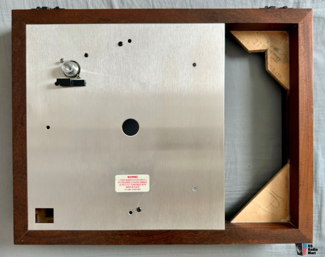Linn Sondek LP-12 plinth with top plate, motor, sub chassis and lid For ...