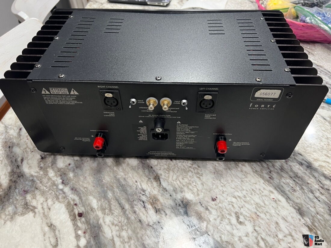 Forte Model 6 Stereo Power Amplifier Photo #4914383 - UK Audio Mart