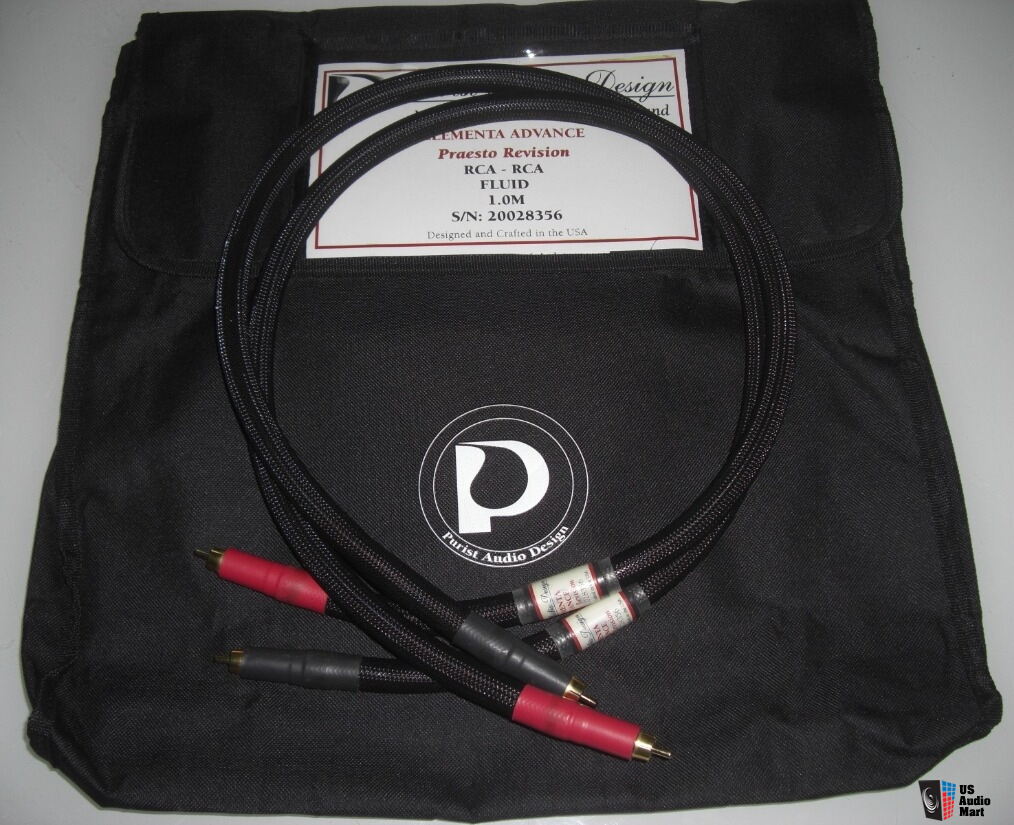 Purist Audio Design PAD Elementa Advance Praesto Revision *1 Meter Pair ...