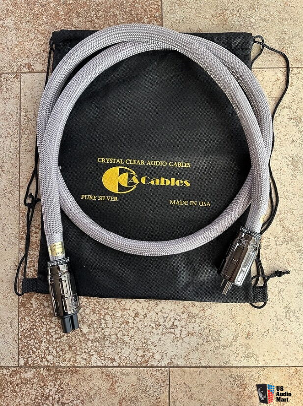 Crystal Clear Audio Magnum Opus II Power Cable Pure Silver Photo ...