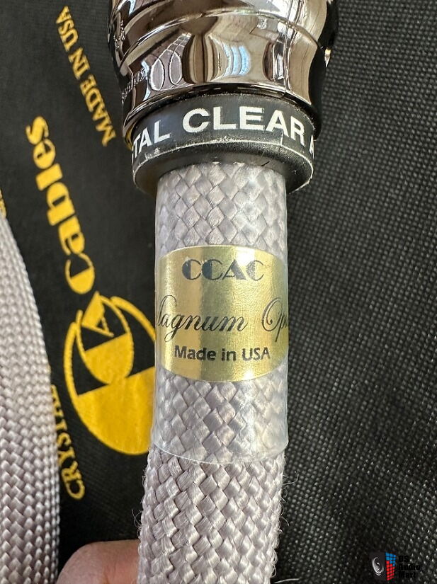 Crystal Clear Audio Magnum Opus II Power Cable Pure Silver *SALE ...