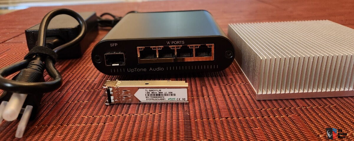 UpTone Audio EtherREGEN, Uptone Power Supply, SFP transceiver module ...