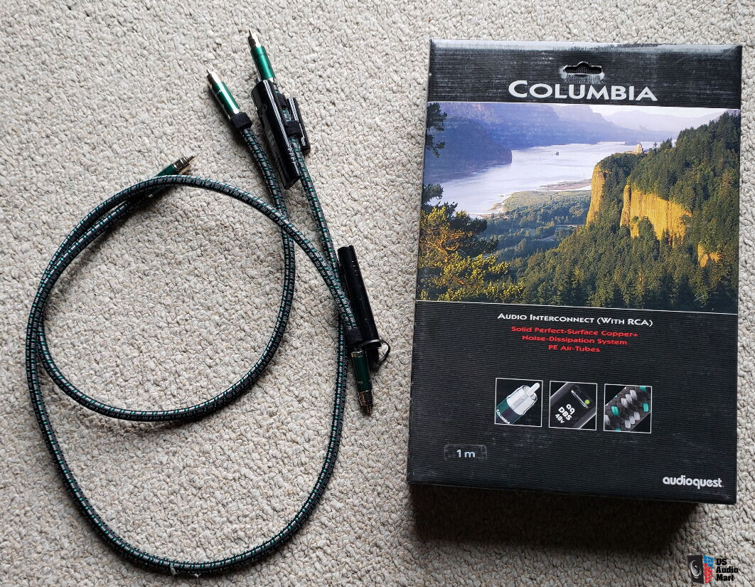 Audioquest Columbia RCA Interconnects 1M - with original box Photo ...