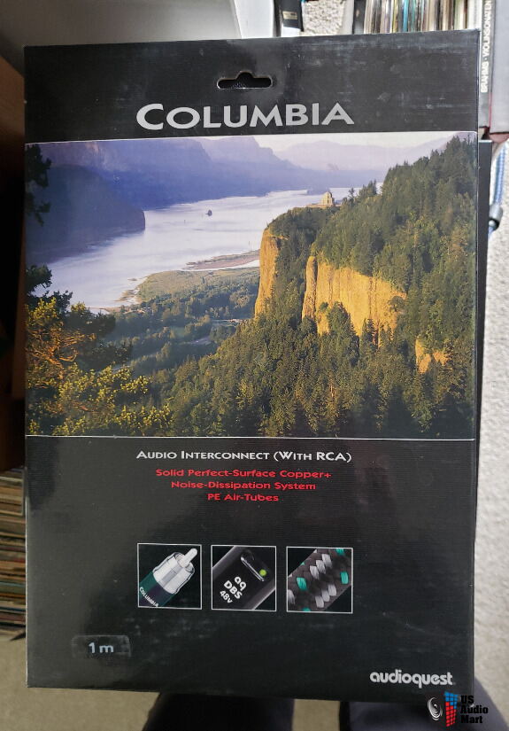 Audioquest Columbia RCA Interconnects 1M - with original box Photo ...
