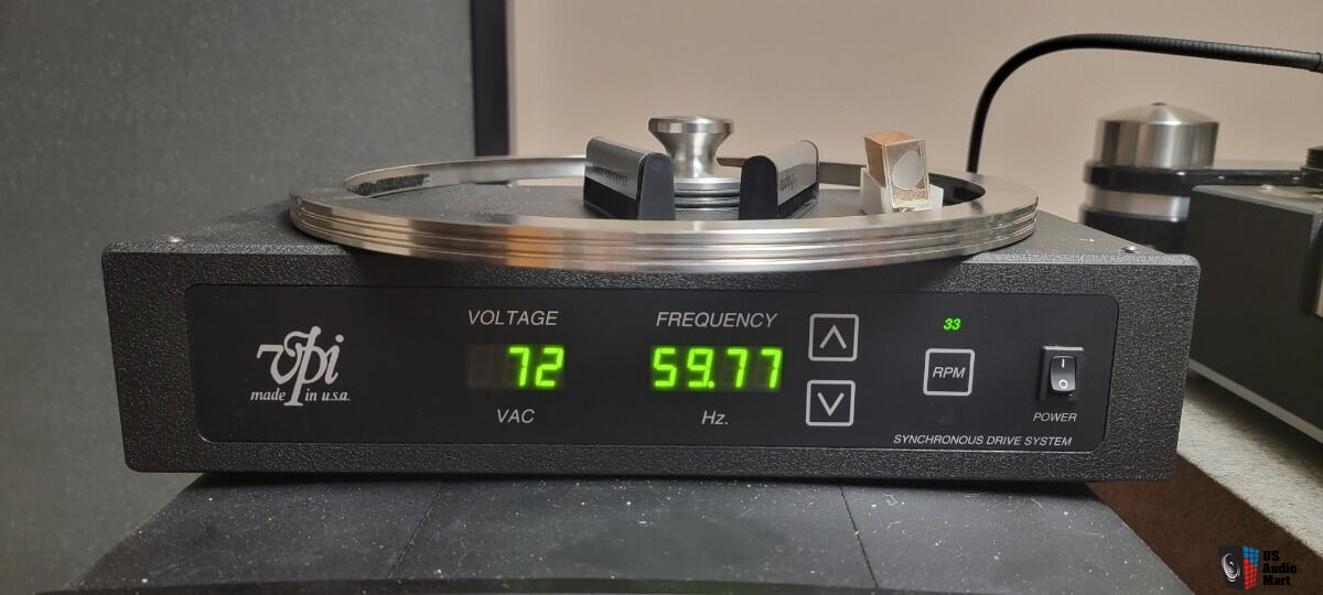 VPI HRX with JMW 12 3DR Dual Pivot, VPI SDS, and SRA Platform Photo ...