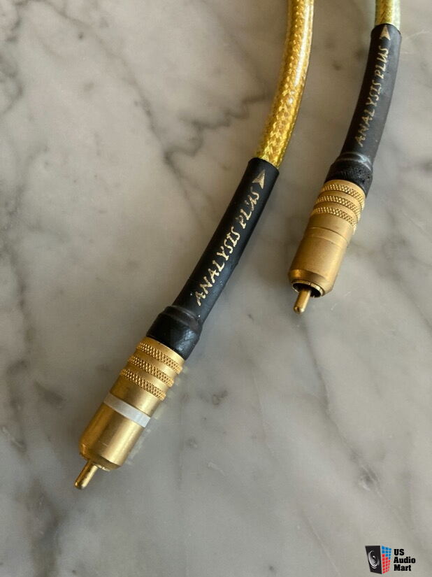 Analysis Plus Golden Oval IC, 1.0 M RCA pr Photo #4923693 - US Audio Mart