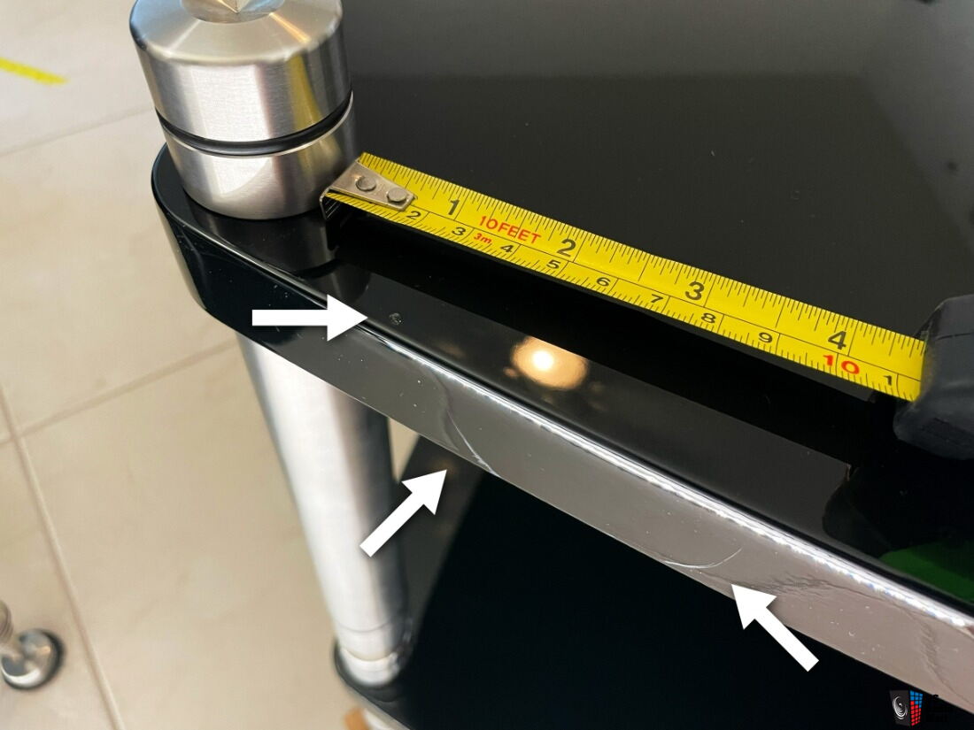 Solidsteel HF-3 Audio Stand (Gloss Black) Photo #4924778 - US Audio Mart