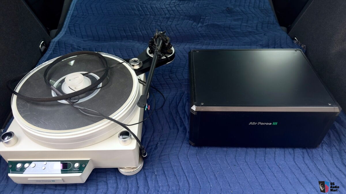 TechDAS Air Force III Air Bearing Turntable w/SME V-12 Tonearm ...