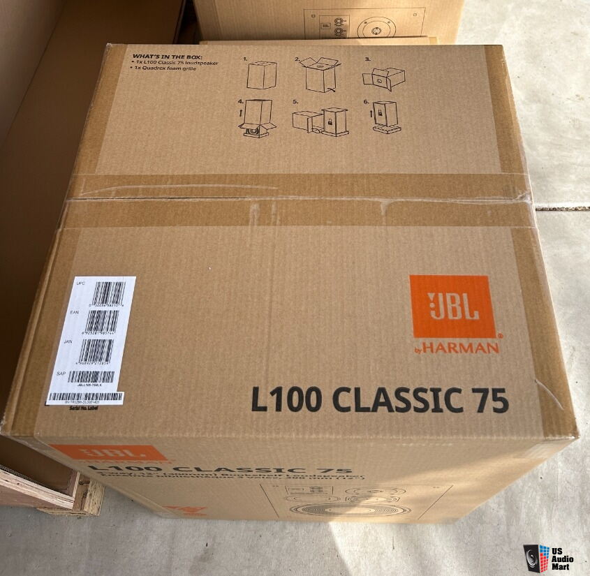BRAND NEW Pair of JBL L100 Classic 75 Teak Wood Speakers Photo #4928227 ...