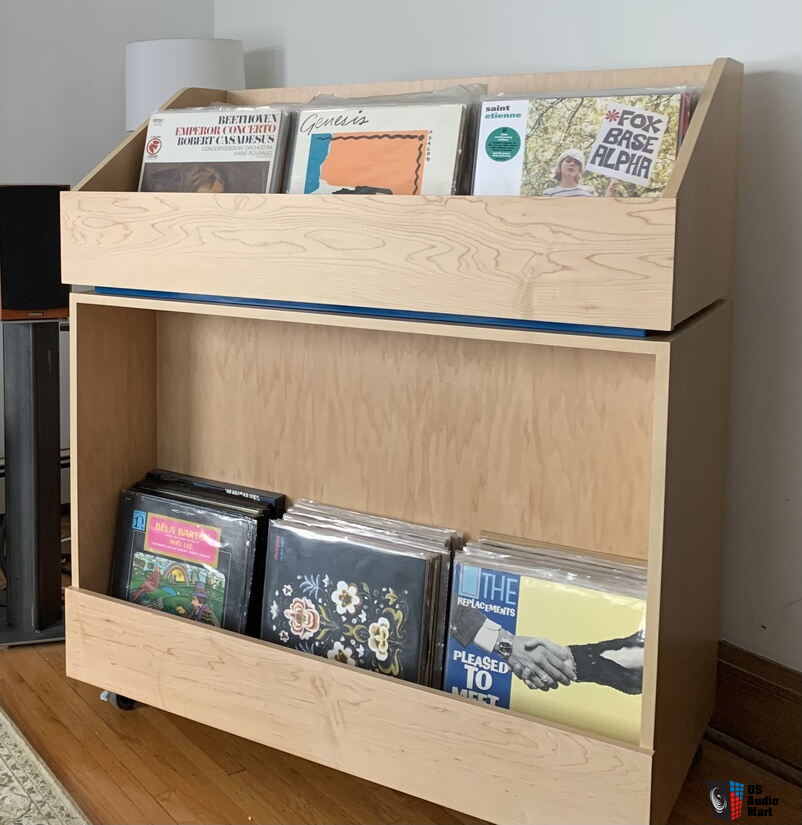 Beautiful Vinyl Record browsing & storage cart - customizable Photo ...