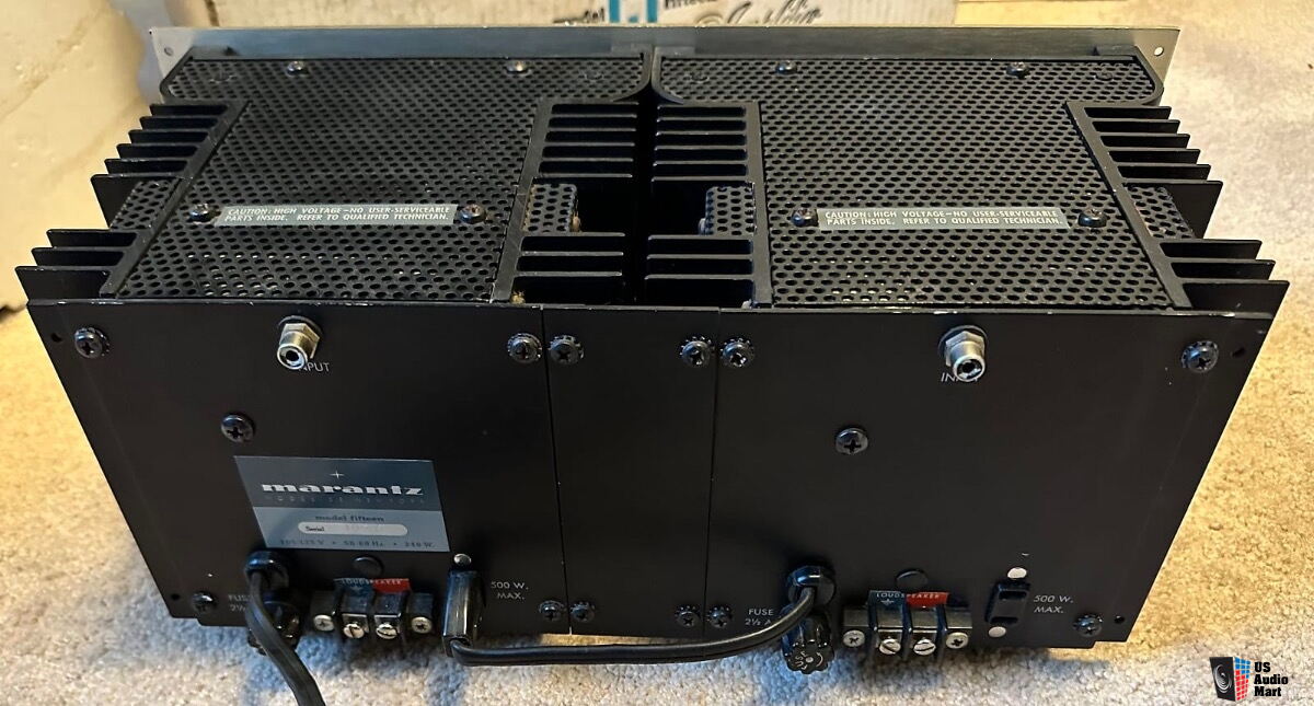 Marantz 15-Power Amp In Original Box w recap kit/upgraded feet Photo ...