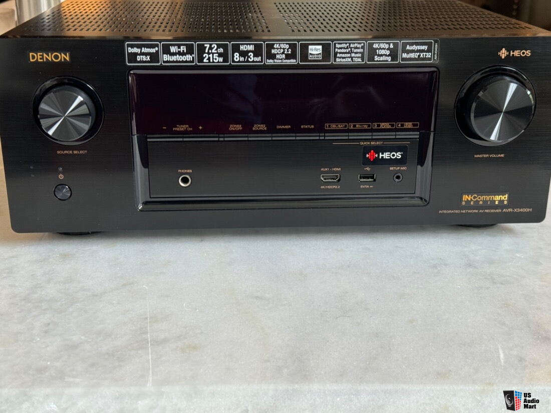 Denon x3400h Receiver - 7.2 Atmos, eARC, one owner Photo #4935988 - US ...