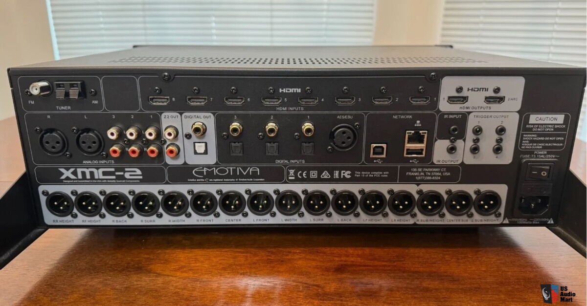 Emotiva XMC-2 16 Channel 9.1.6 Dirac Live Dolby Atmos & DTS:X Cinema ...