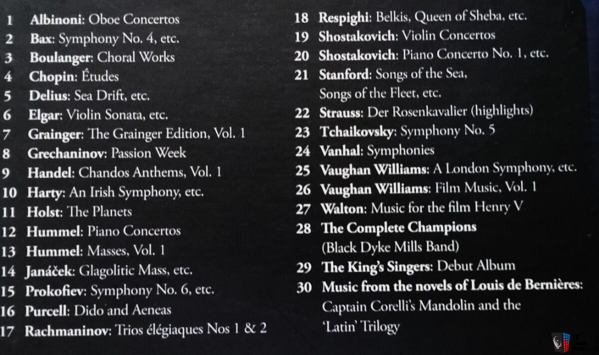 Milestones 30 Years of Chandos box set Photo #4940998 - UK Audio Mart