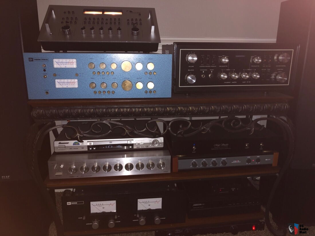 Ultra RARE Dynavector DV-3000 GOLD tube preamplifier & DV-8250 tube ...