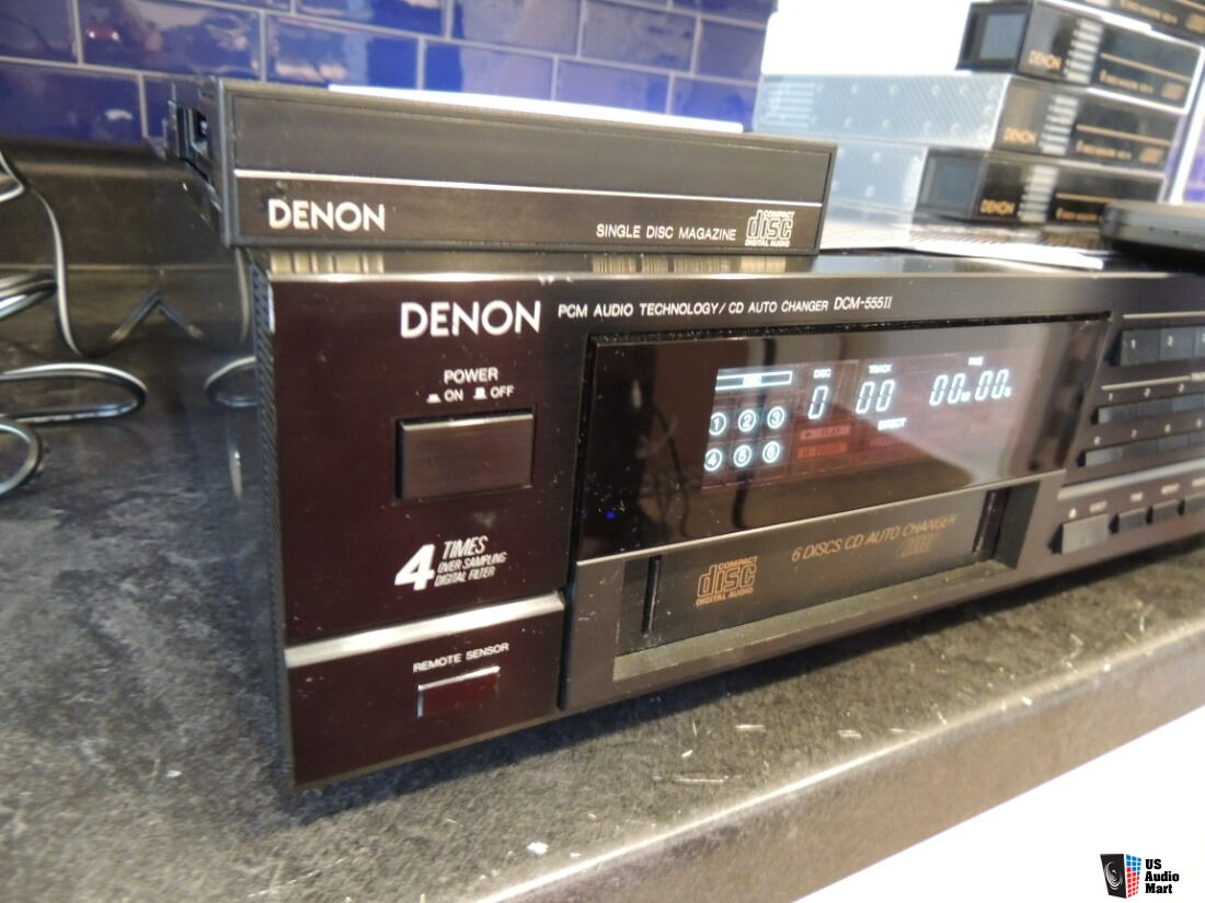 Denon DCM-555ii CD changer lot