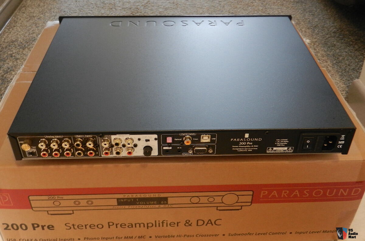 Parasound NewClassic 200 Pre Stereo Pre-Amplifier & DAC - excellent ...