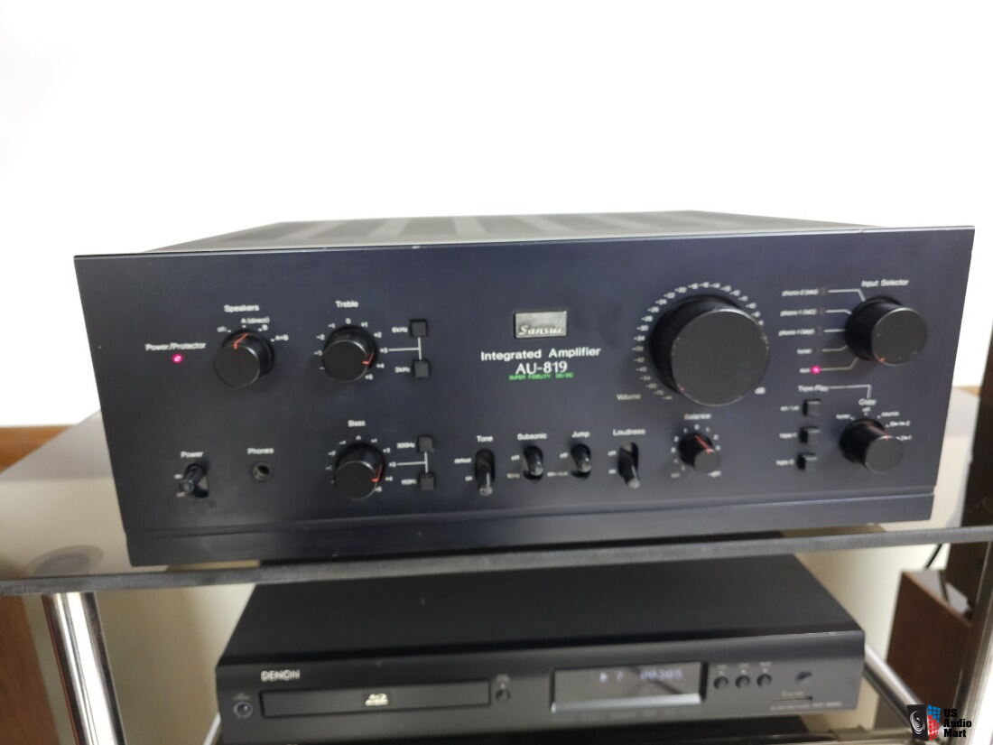 Sansui Au-819 Stereo Amplifier Reccaped Operational Photo #4946298 - US ...