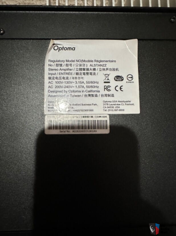 Optoma Nuforce sta200 power amplifier working only one channel or for ...