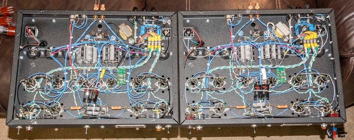 Atma-Sphere M-60 output-transformerless vacuum-tubed mono poweramps ...