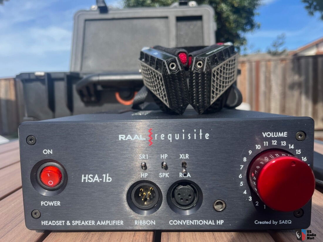 RAAL SR1a Headphones + HSA-1b Amplifier For Sale - US Audio Mart