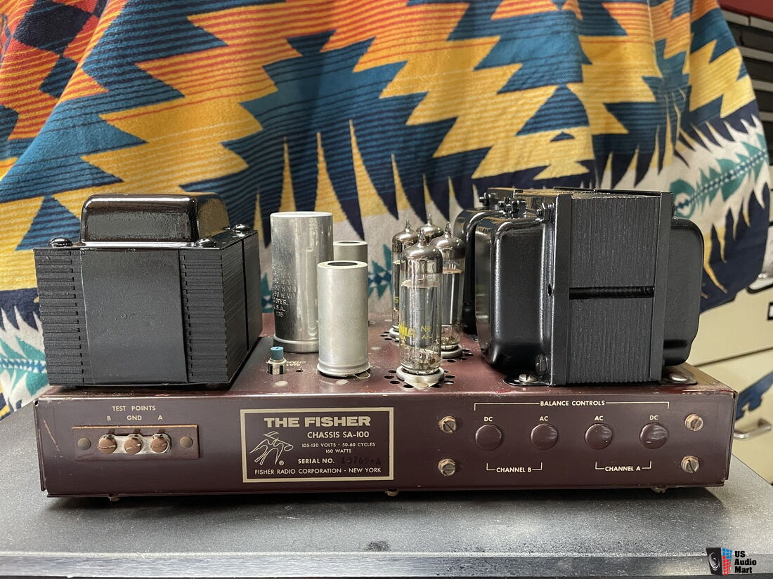 A blast from the past: the vintage "Fisher King" SA-100 power amplifier ...