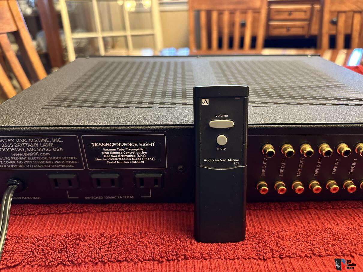 Van Alstine Transcendence Eight Tube Preamplifier with Tube Phono and ...