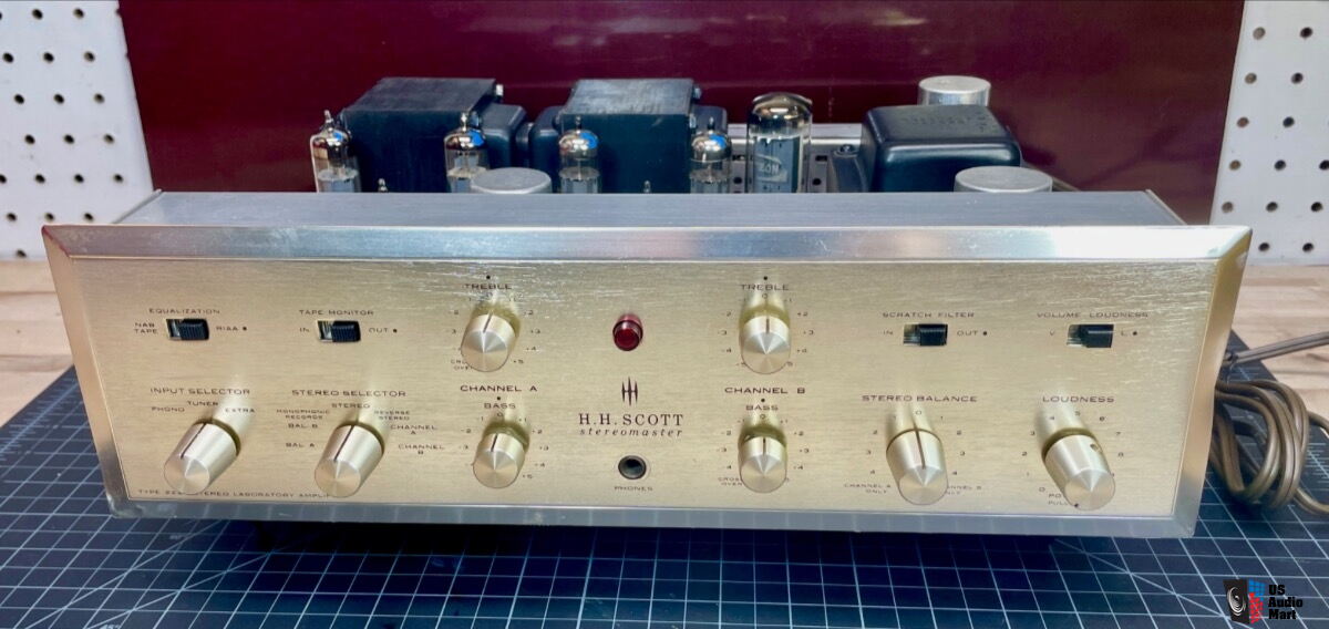 Scott 222C Integrated Tube Amp, Full Serviced & Re-Capped, Strong Tubes ...