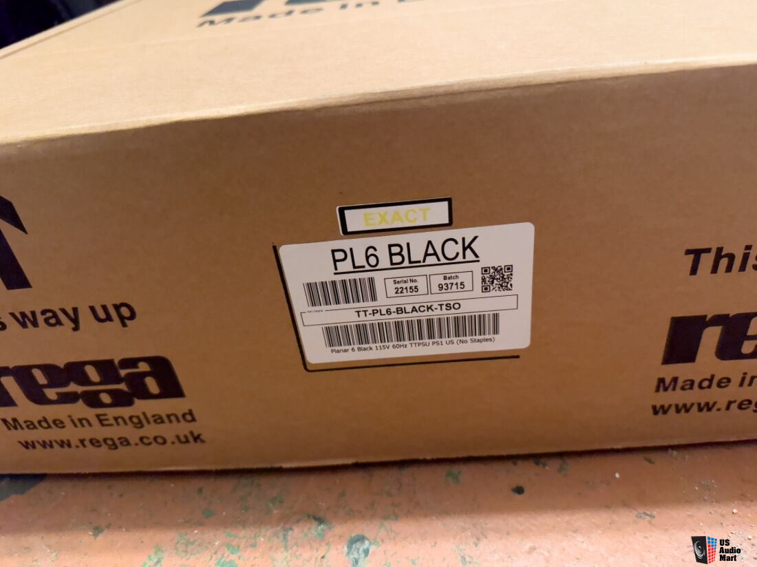 Rega PL6 w/ Exact 2 Cartridge (Black, BRAND NEW) Photo #4952007 - US ...