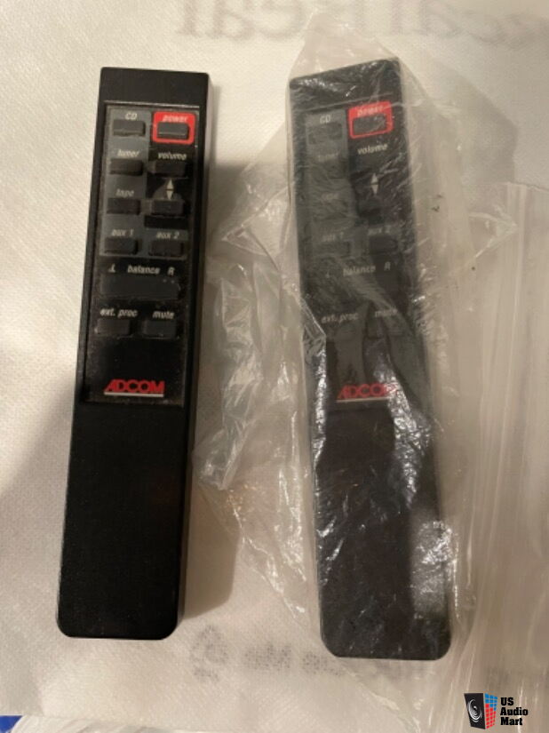 Adcom GFP-750 preamplifier -- blue board, two original remotes, Los ...