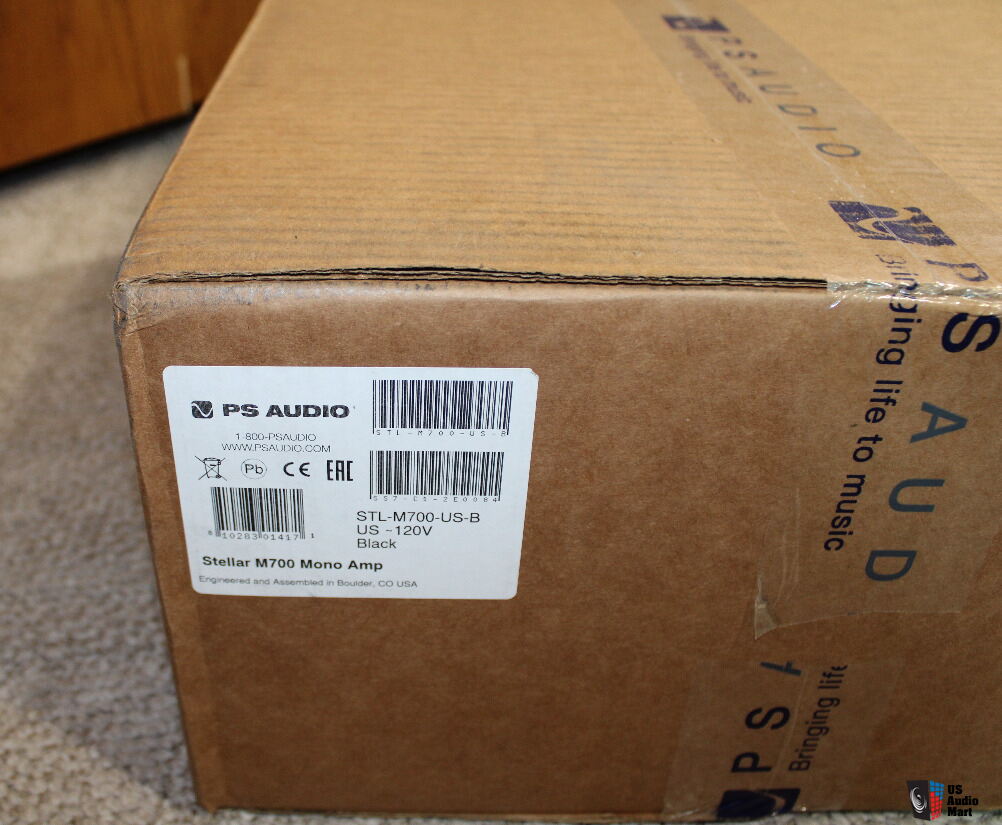 PS Audio Black M700 Mono Block Pair - SEALED