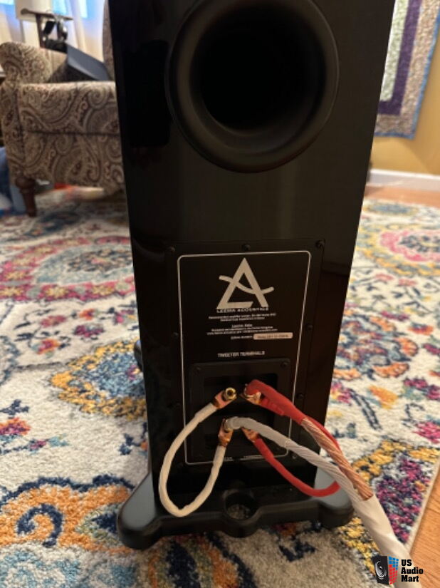 Leema Acoustics XETA .5 way Loudspeakers finished in Piano Black